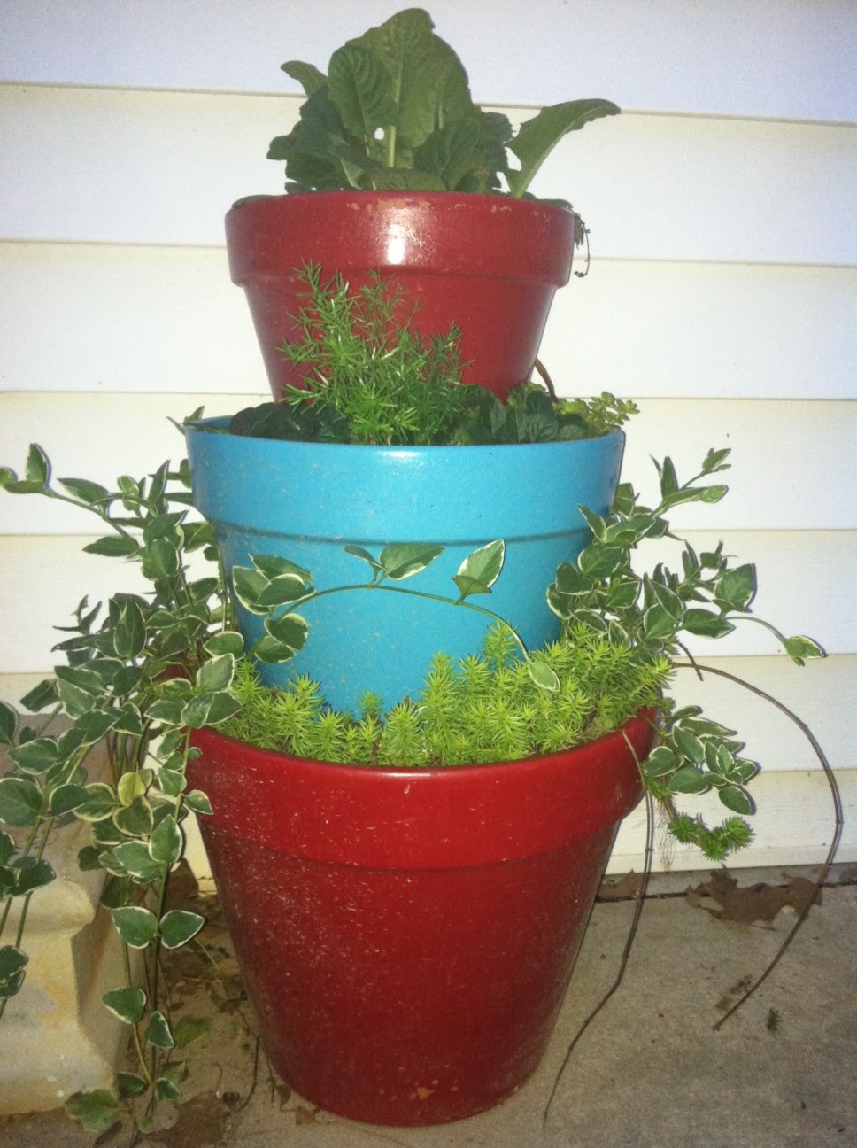 Creating Love And Joy: 3 Tier Pot
