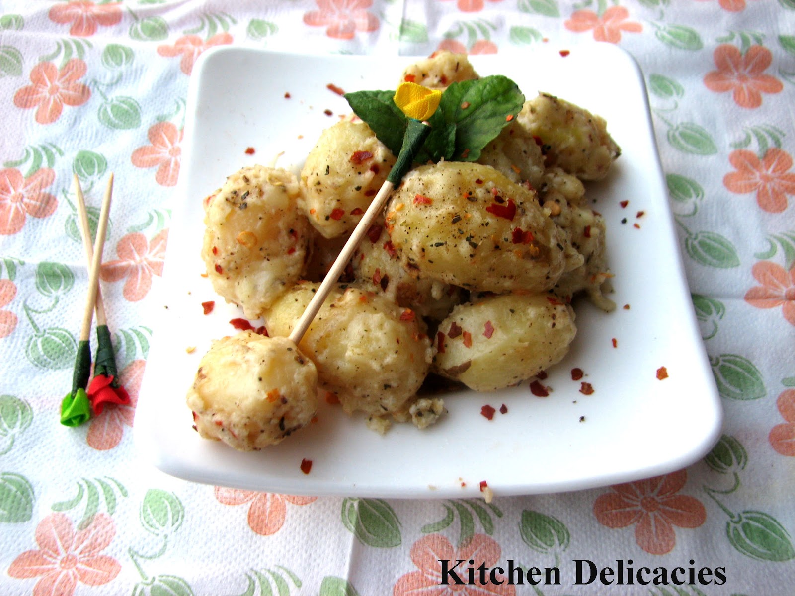 Italian - Style Baby Potatoes | Kitchen Delicacies