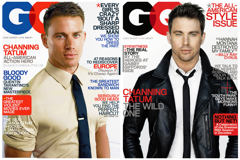 MEN'S BOOKMARK: Channing Tatum for GQ Magazine