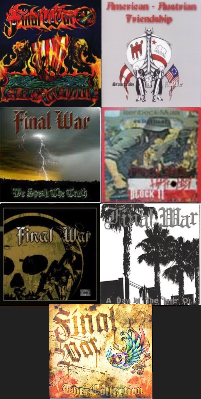 Rac Haine Rif: FINAL WAR - Discographie - 2002 à 2012