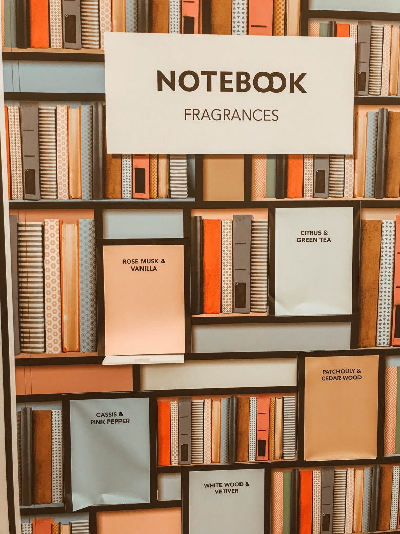 Press day notebook fragrances - Pinklady