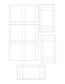 zakka life: Small Matchbox Template