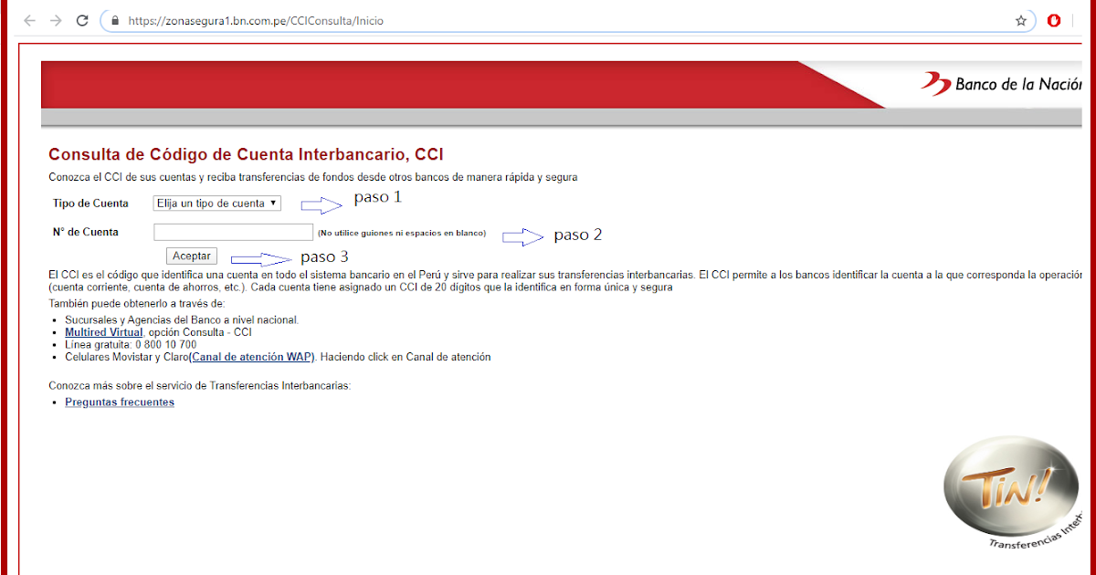 Clasificados Latinoamérica: CÓMO CONSULTAR TU CCI DEL BANCO DE LA NACIÓN