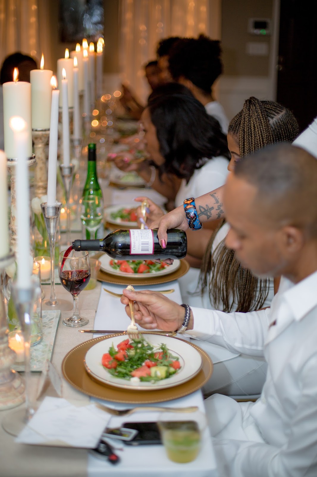 DINE: All White Dinner - Rashon Carraway