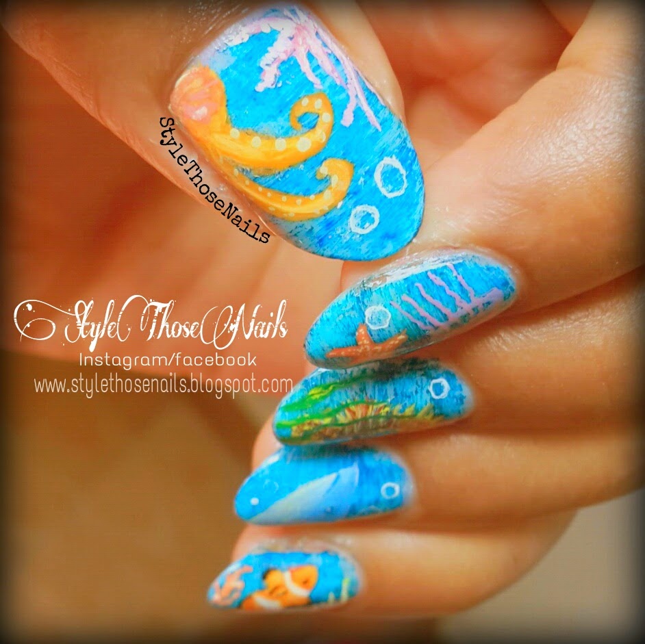 Style Those Nails: Sea Creatures Nailart for Summers