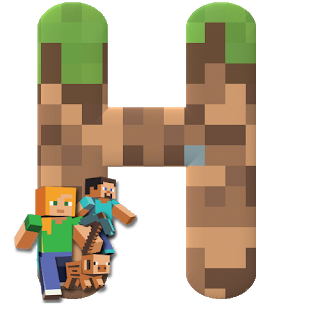 Abecedario con Personajes de Minecraft. Minecraft Characters Alphabet ...