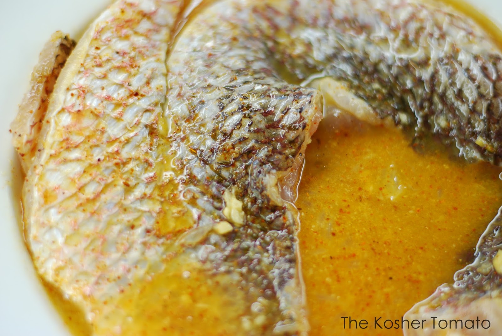 Citrus Tequila Marinated Snapper - Plantains & Challah