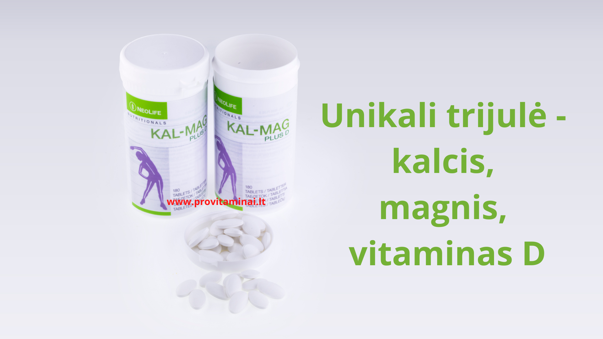 Neišskiriama trijulė - kalcis, magnis ir vitaminas D