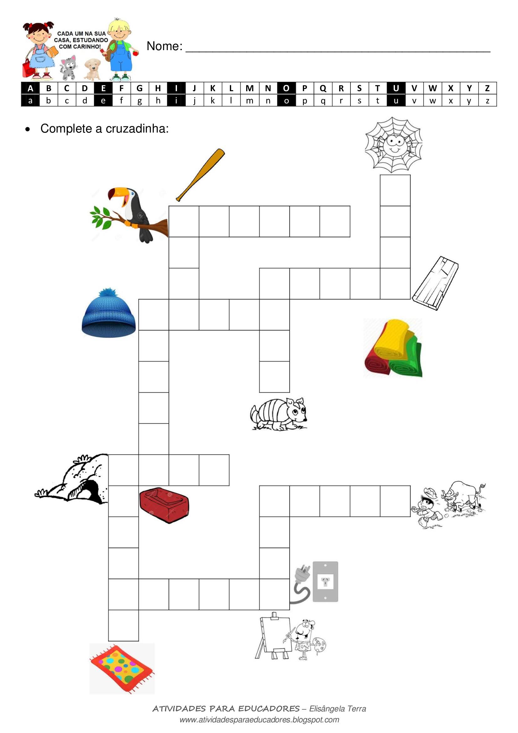 ATIVIDADES PARA EDUCADORES : Ortografia - Palavras com TA-TE-TI-TO-TU