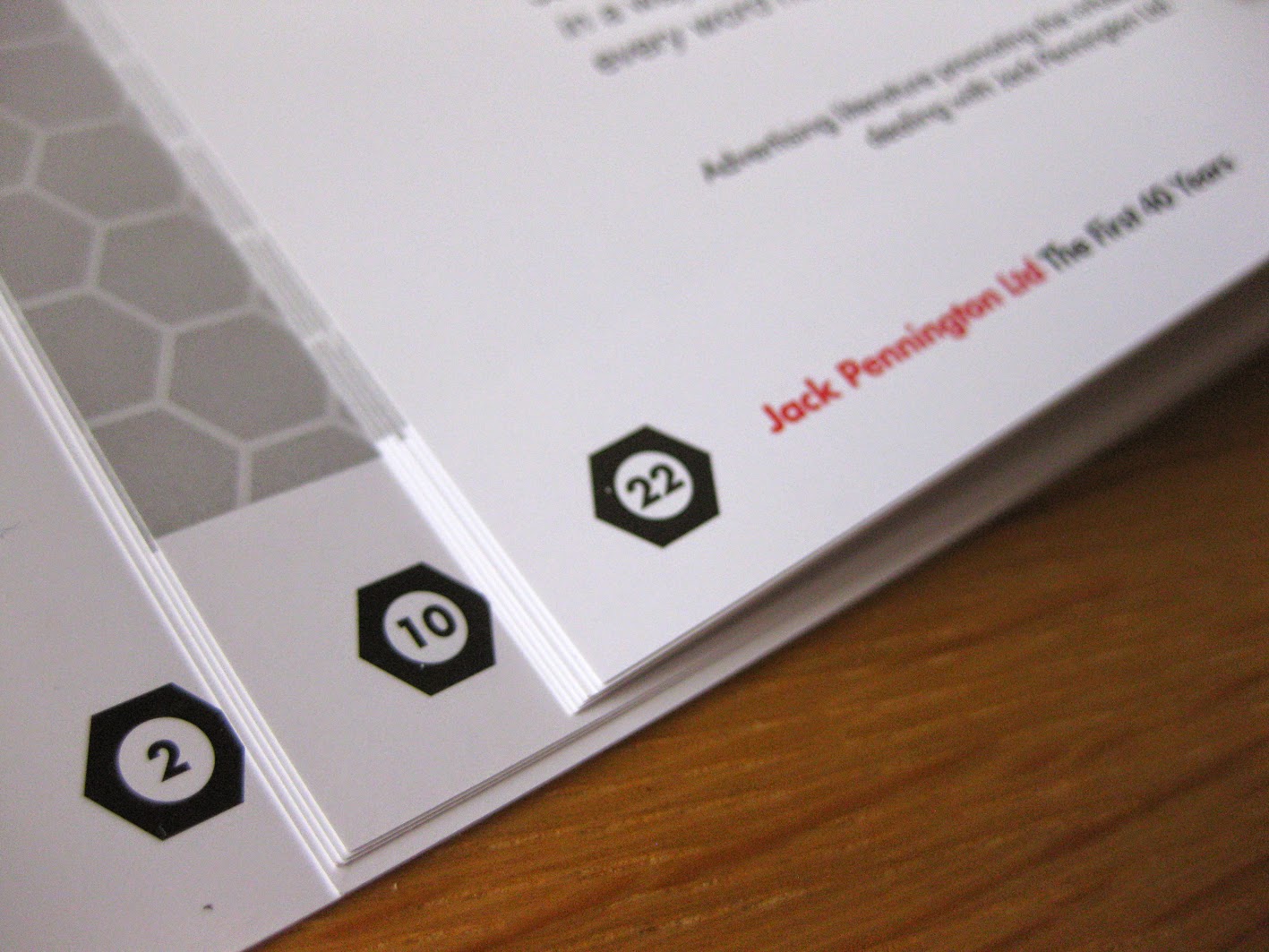 What's new?: Jack Pennington 40th Anniversary brochure