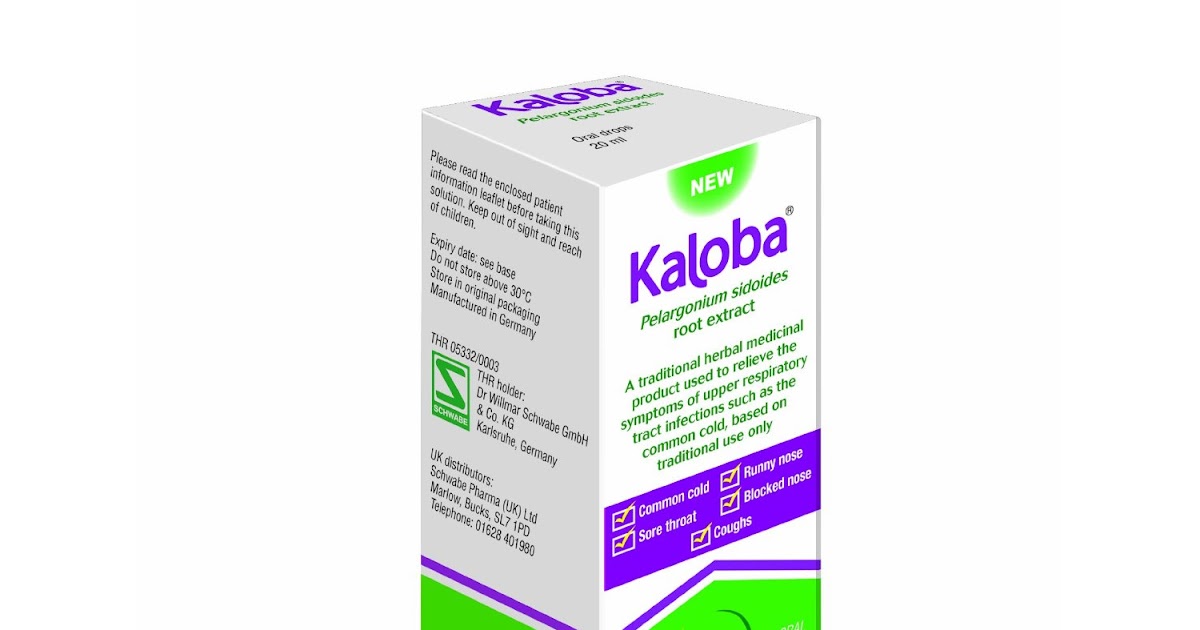 Safe Herbal Medicines: Kaloba Oral Drops