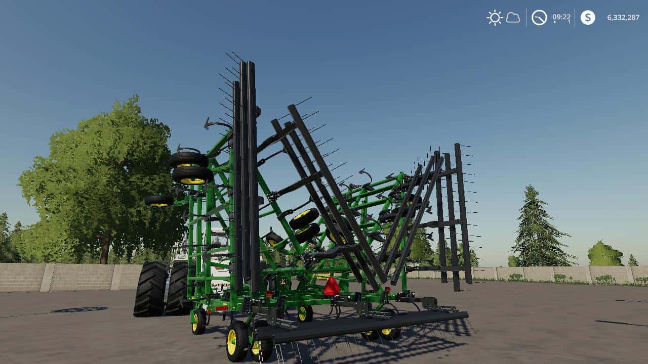 FS19 John Deere 2410 5 section plow v1.0 - FS 19 & 22 USA Mods Collection