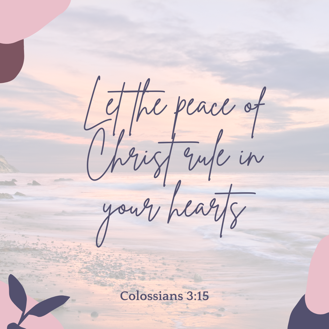 Growing Up In The Word : A prayer for restoration of peace