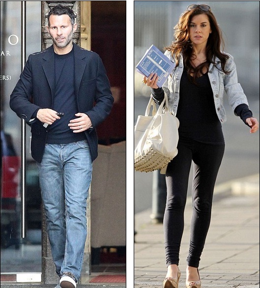 The proof's in the picture: Rhodri Giggs and wife Natasha show they are ...