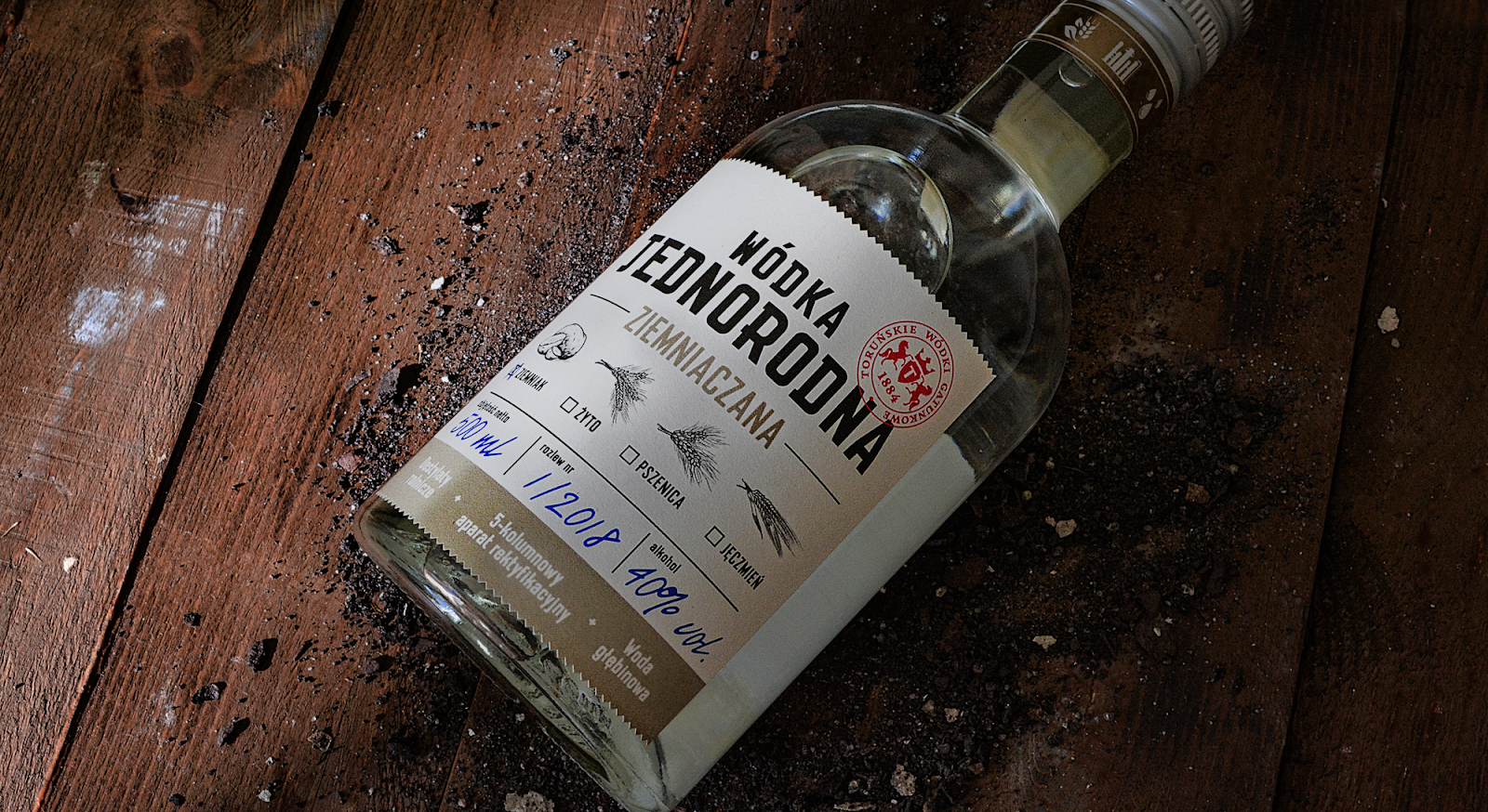 Wódka Jednorodna – Single Grain Vodka – Packaging Of The World