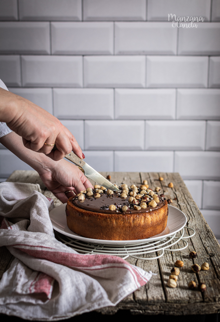 Manzana&Canela: Pastel de Nutella. Receta muy fácil.