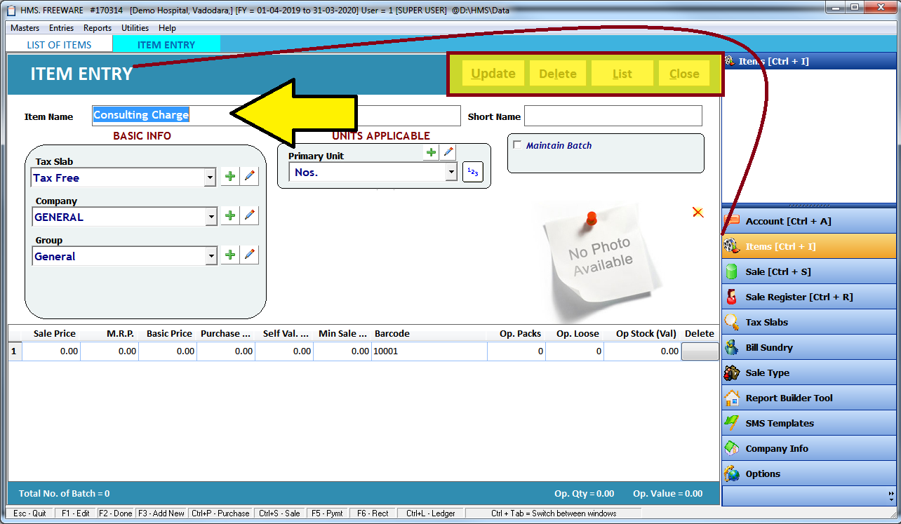 Mini Hospital OPD IPD Billing Software ~ Billing Software Guru
