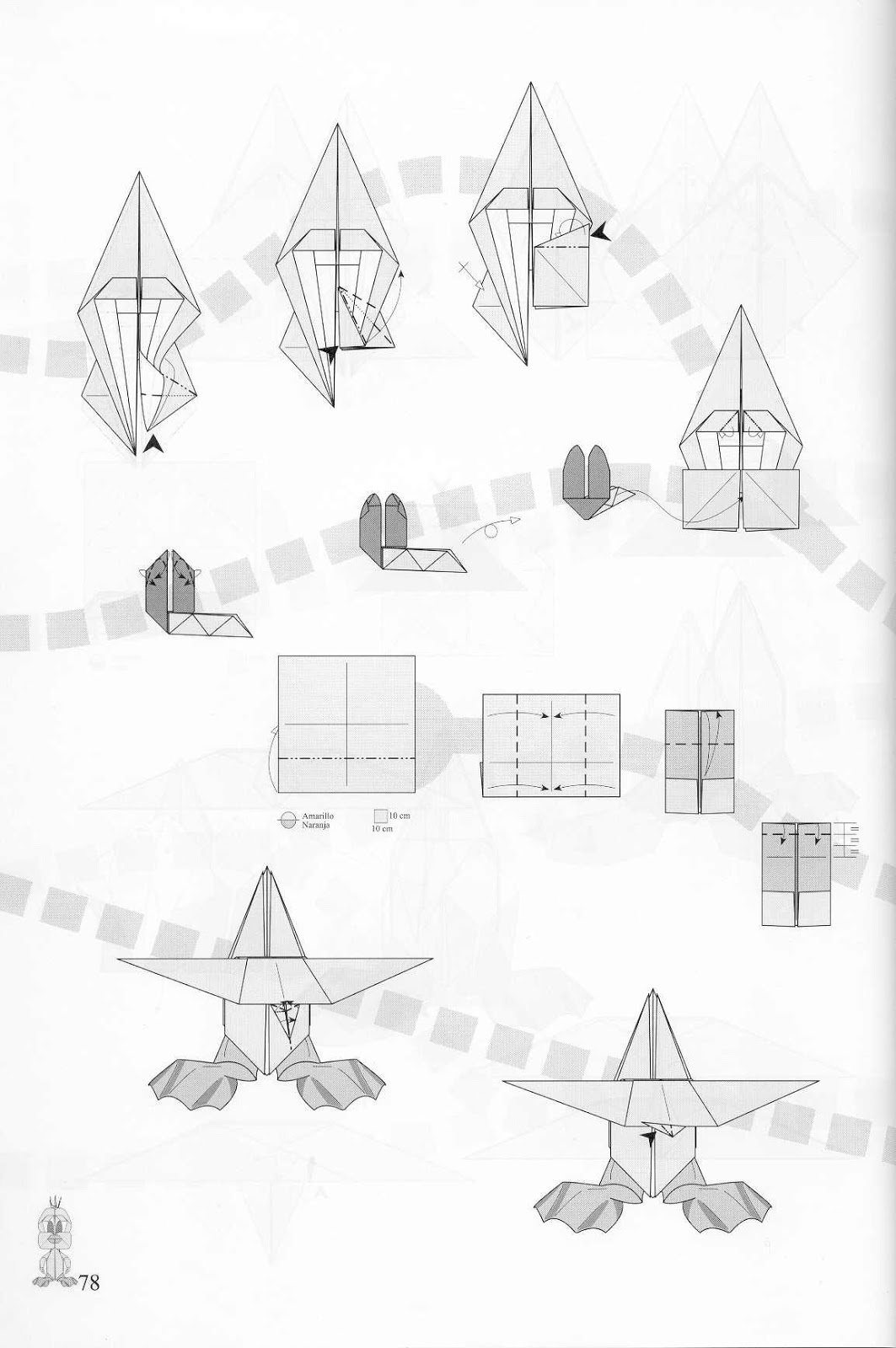 Origami Cartoon 1-Halle - Ruby Book Origami