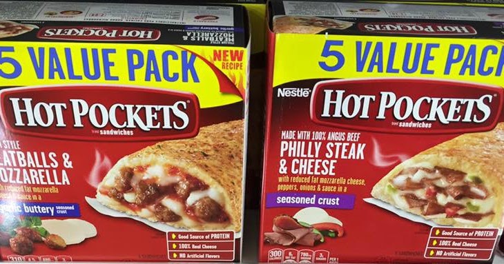 Hot Pockets Value Packs $2.50 (Save 50%!)