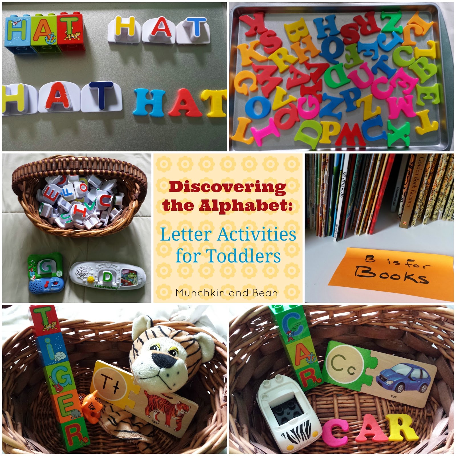 Munchkin and Bean: Discovering the Alphabet: Letter Activities for Toddlers