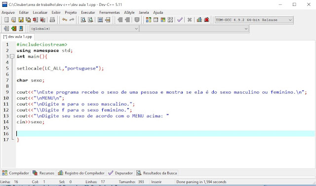 Universe Tutorial | Tutoriais, Downloads e Curiosidades: DEV-C++ #5 ...