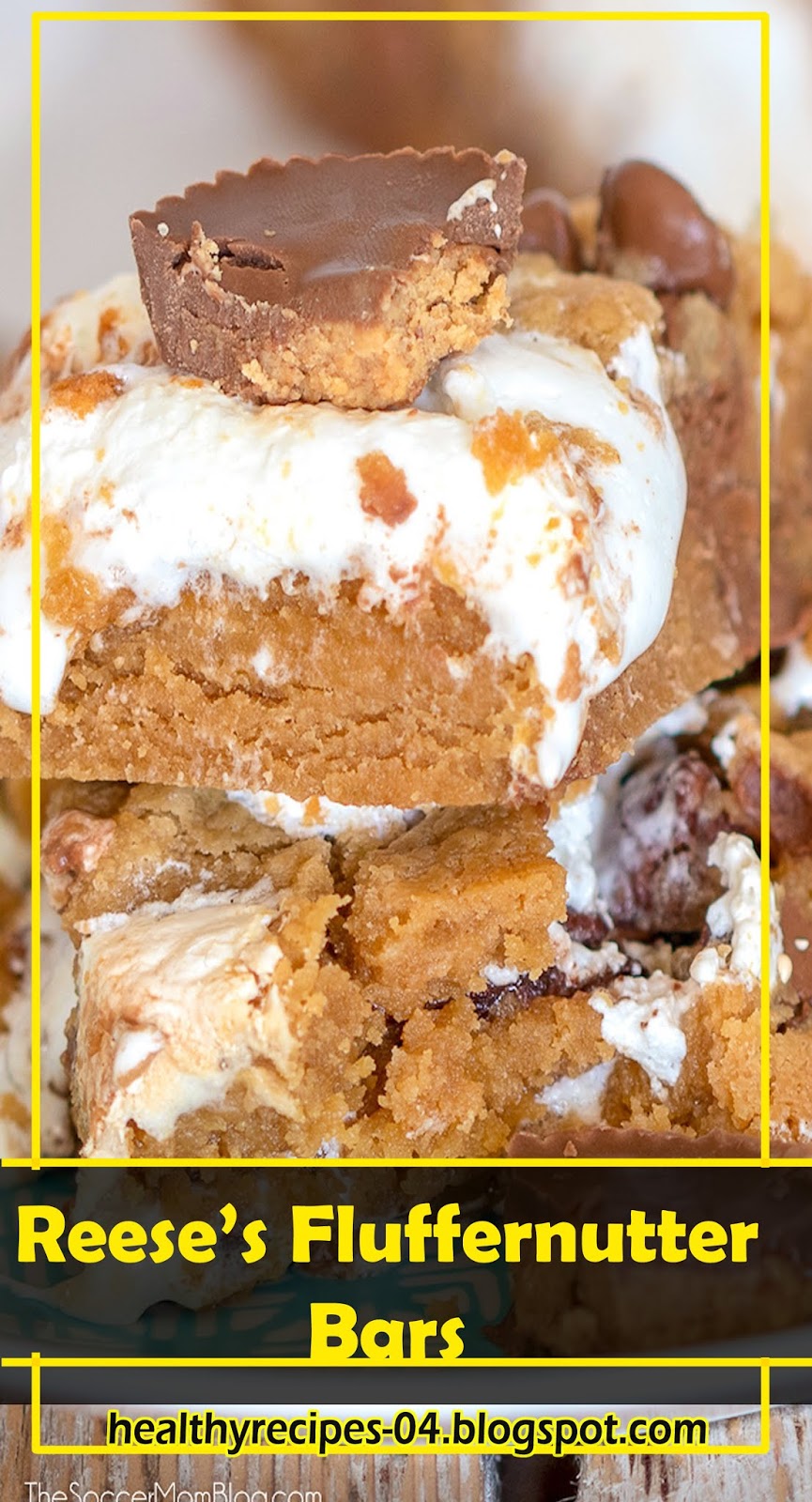 BEST RECIPESReese’s Fluffernutter Bars | Healthyrecipes-04