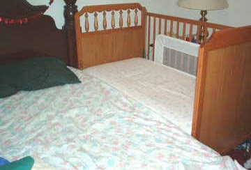 peaceful parenting: Turn Your Crib into a CoSleeper