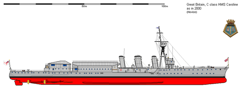 WARSHIPSRESEARCH: British cruiser HMS Caroline 1914-nowadays