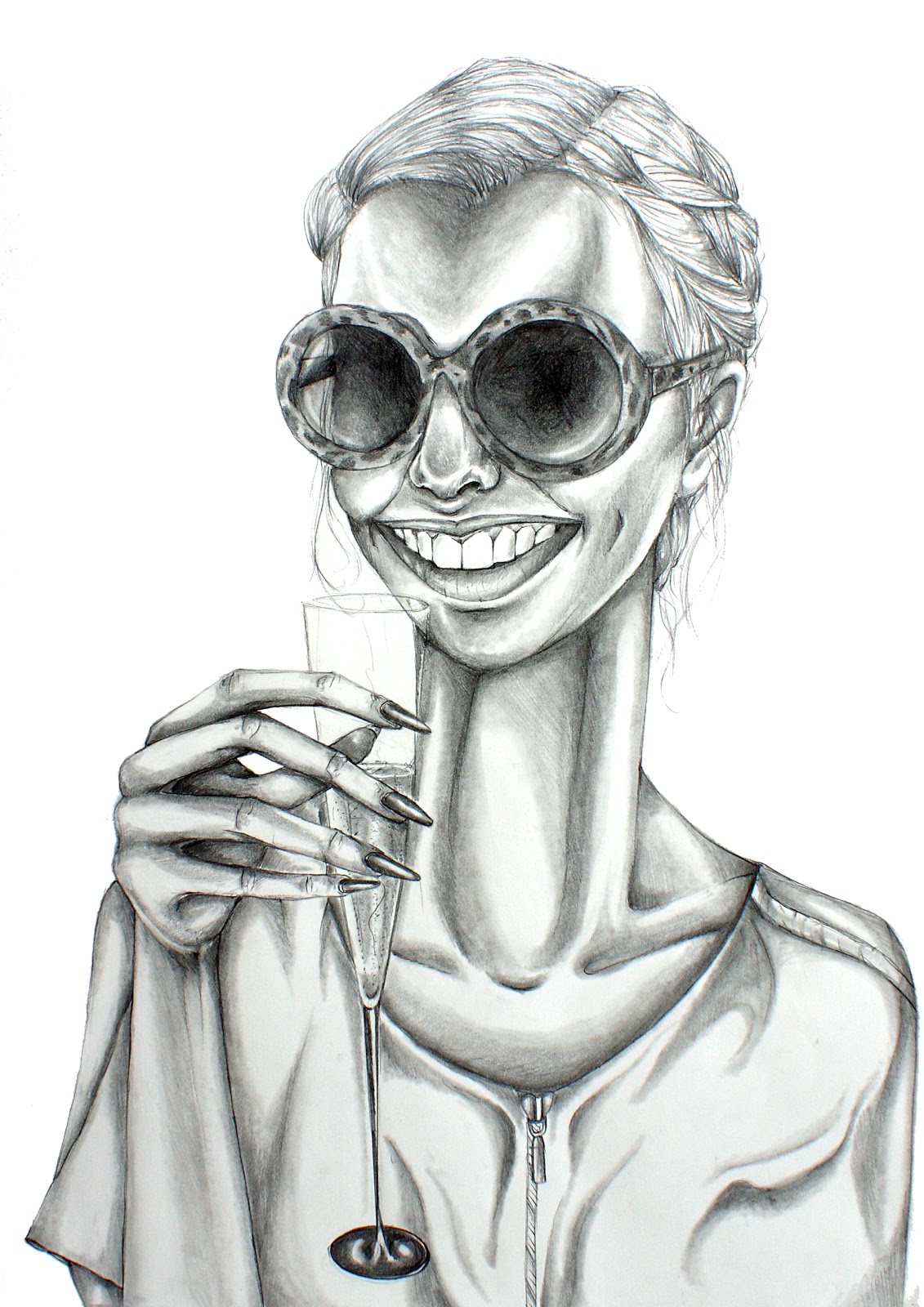 Fashion Illustration: Distorted portraits Fashion Illustration: Distorted portraits