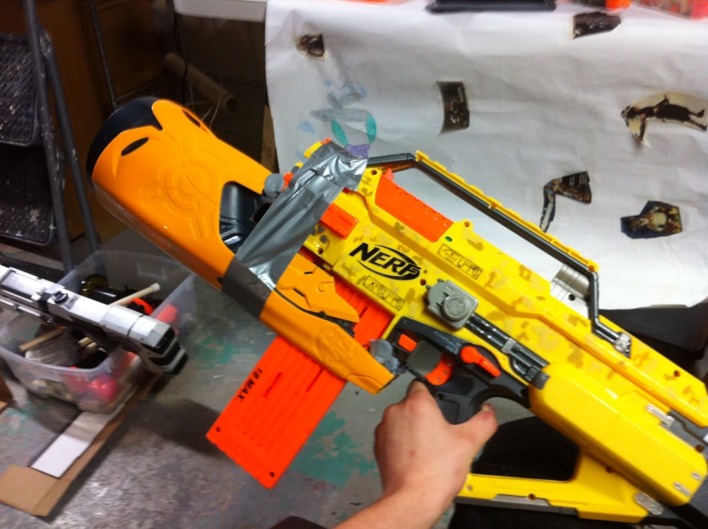 Nerf Vulcan/Stampede integration. I call it the Vulpede (Made by a ...