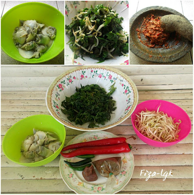 KERABU PUCUK PAKU | Fiza's Cooking