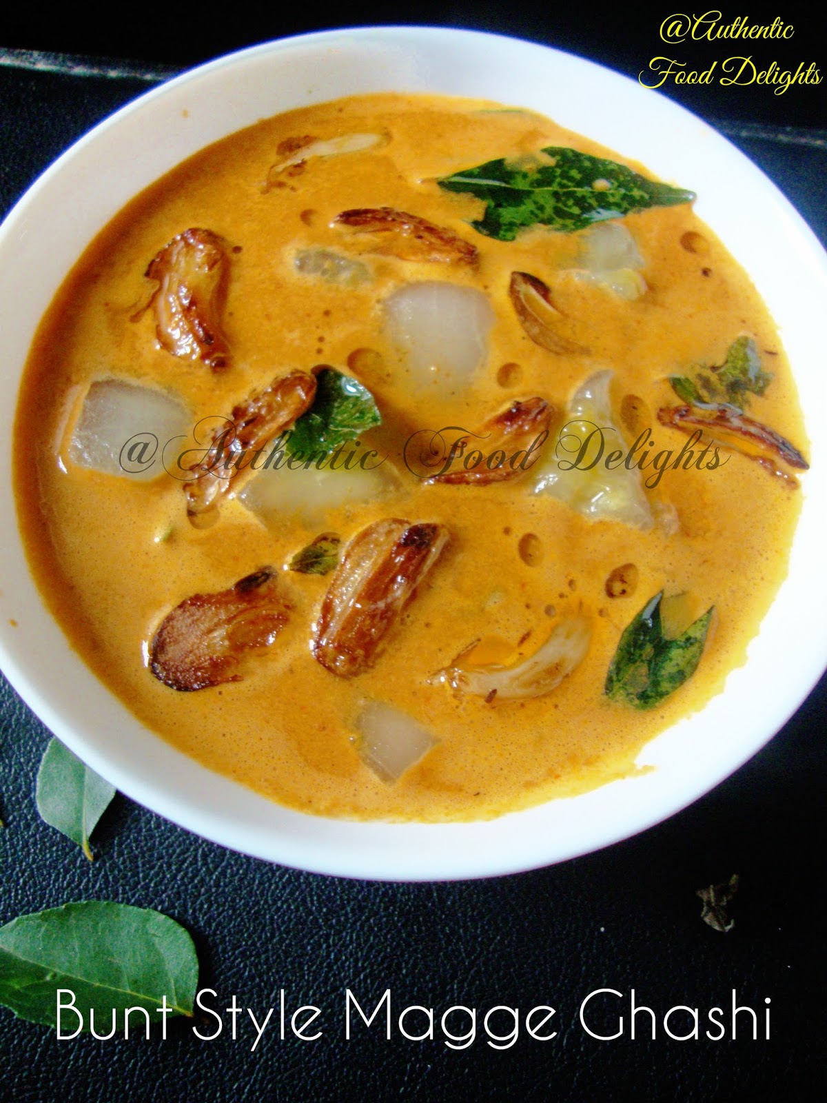 Authentic Food Delights: Bunt Style Magge Ghashi