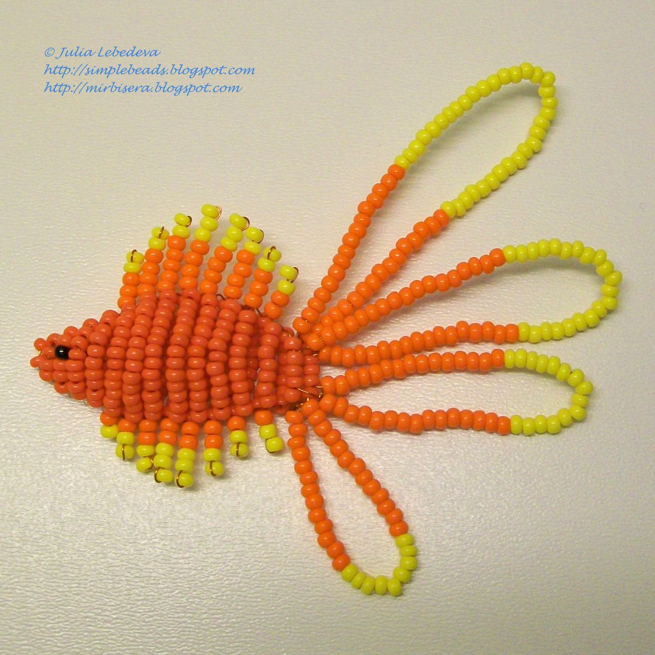 Beading for the very beginners: Goldfish