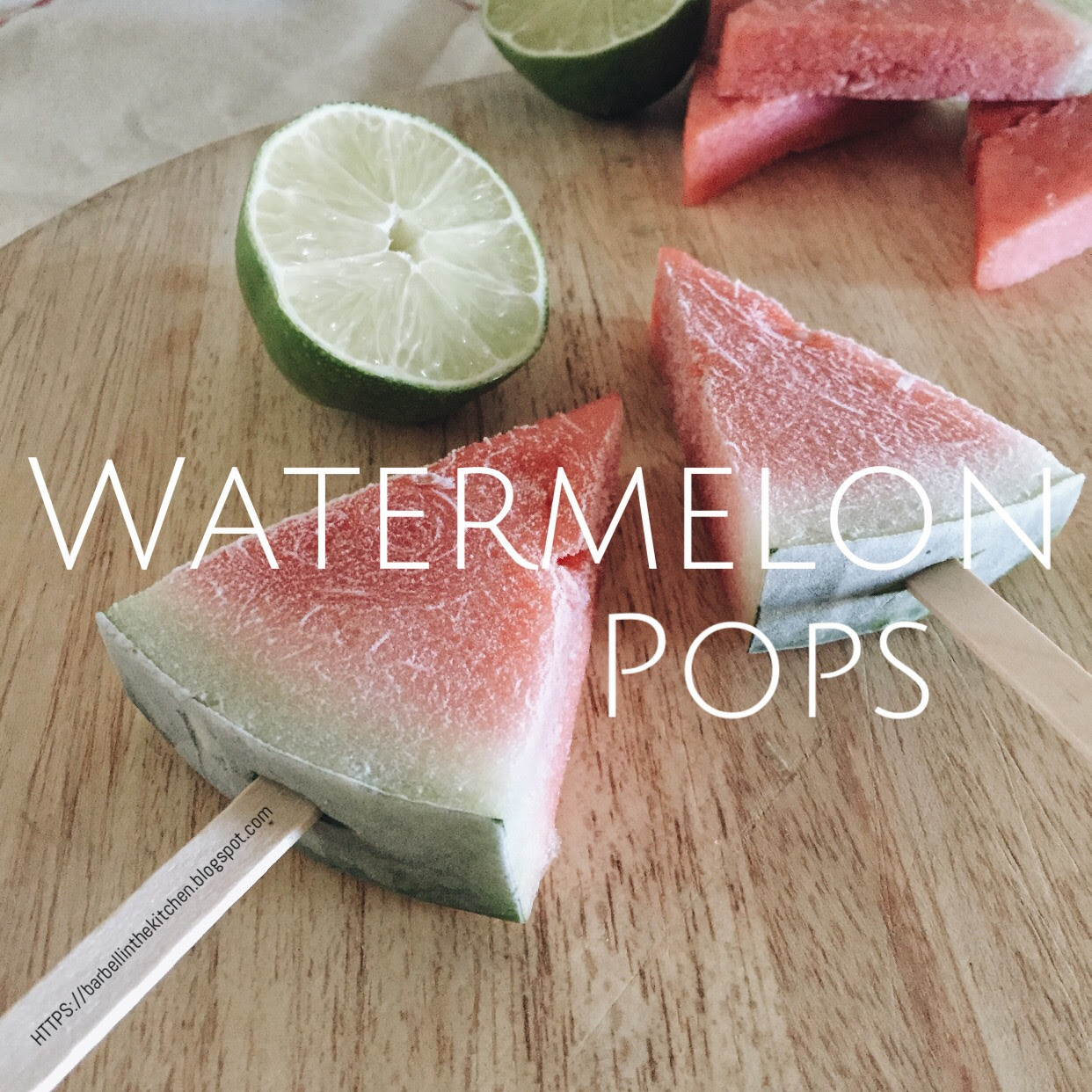 Barbell in the Kitchen: Watermelon Pops