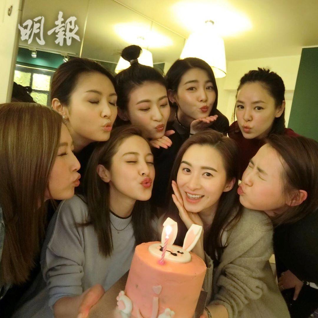 TVB Entertainment News: Grace Chan bakes birthday cake for 33 years old ...