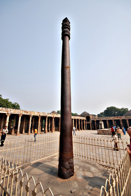 Mysterious Rust Resistant Iron Pillar of Delhi