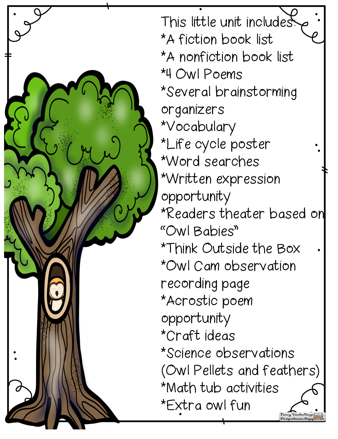 Word Surgery and a New Unit on Owls! | First Grade Wow | Bloglovin’