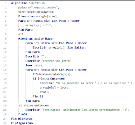 Algoritmos resueltos con pseudocódigo-pseint.