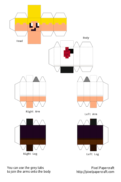 The Maker's Box: MineCraft Paper Craft