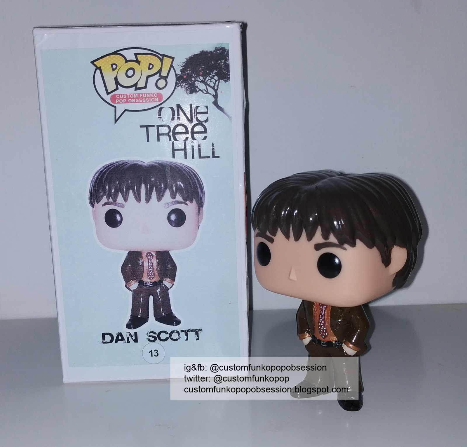 One Tree Hill Custom Funko Pop of Dan Scott