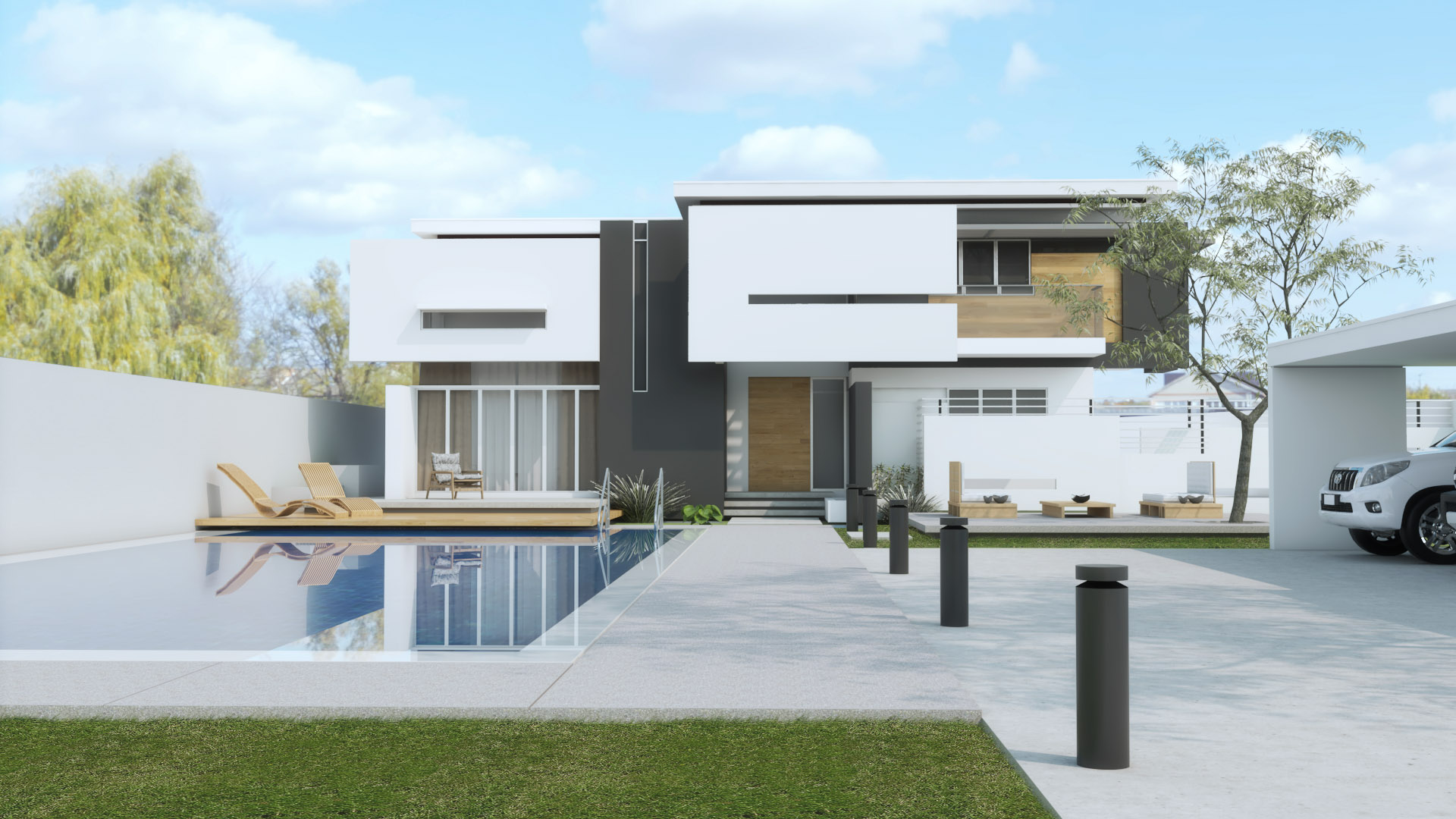 Art and Architecture: House NA10 - Modern 2 Storey Residential Building