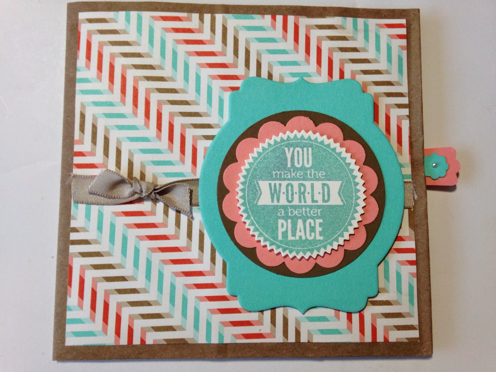 Stylin' Stampin' INKspiration: Paper Bag Card by Pam