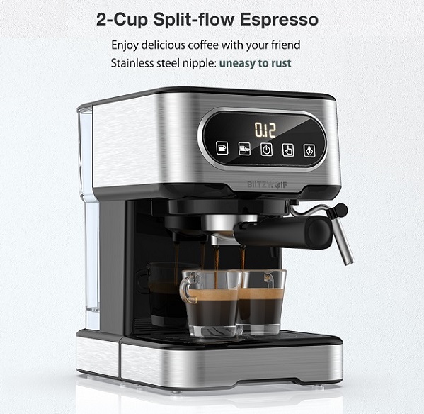 Espressor de cafea automat 20 bar, 1100W, spumare profesională a laptelui