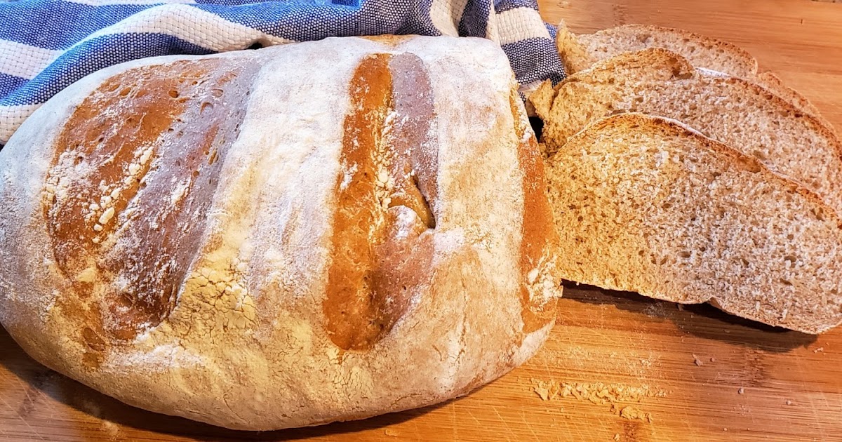 SWEET ALMOND TREE: Greek country-bread / Horiatiko Psomi