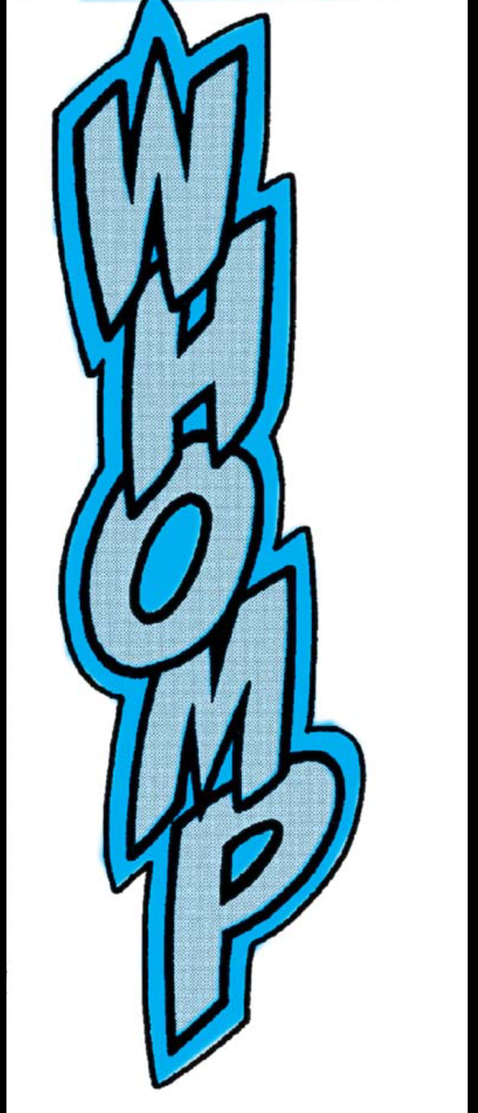Whomp comic book sound effect