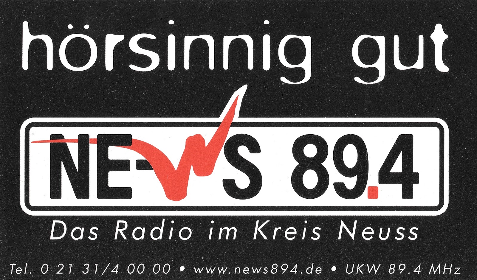 Radio Sticker of the Day: NE-WS 89.4