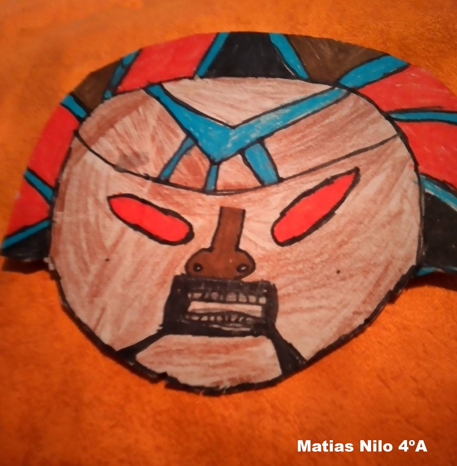 Artes y Música Colegio Bajo Molle: MÁSCARAS PRECOLOMBINAS: CUARTOS BÁSICOS