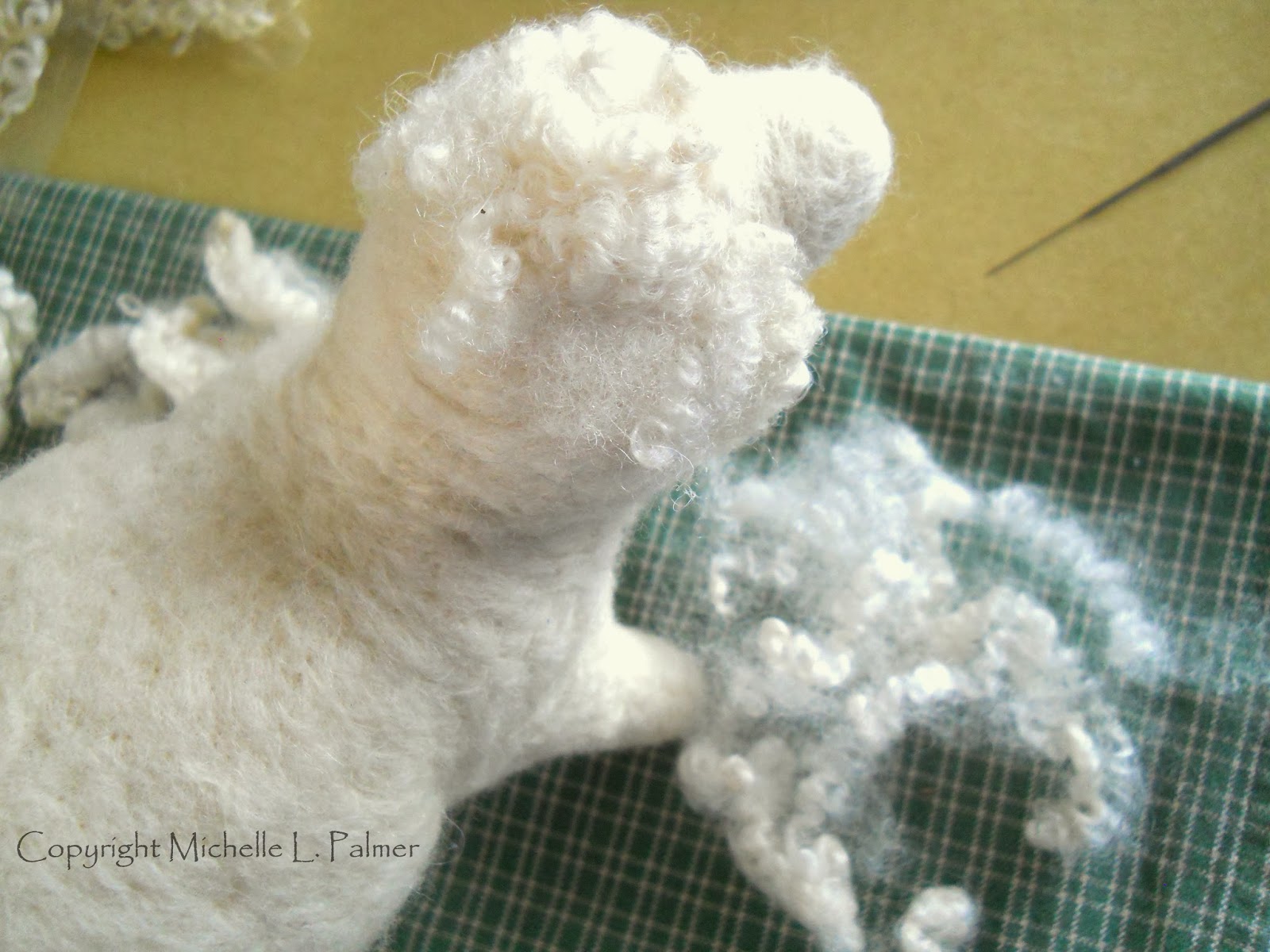 Michelle Palmer: Needle felted sheep...