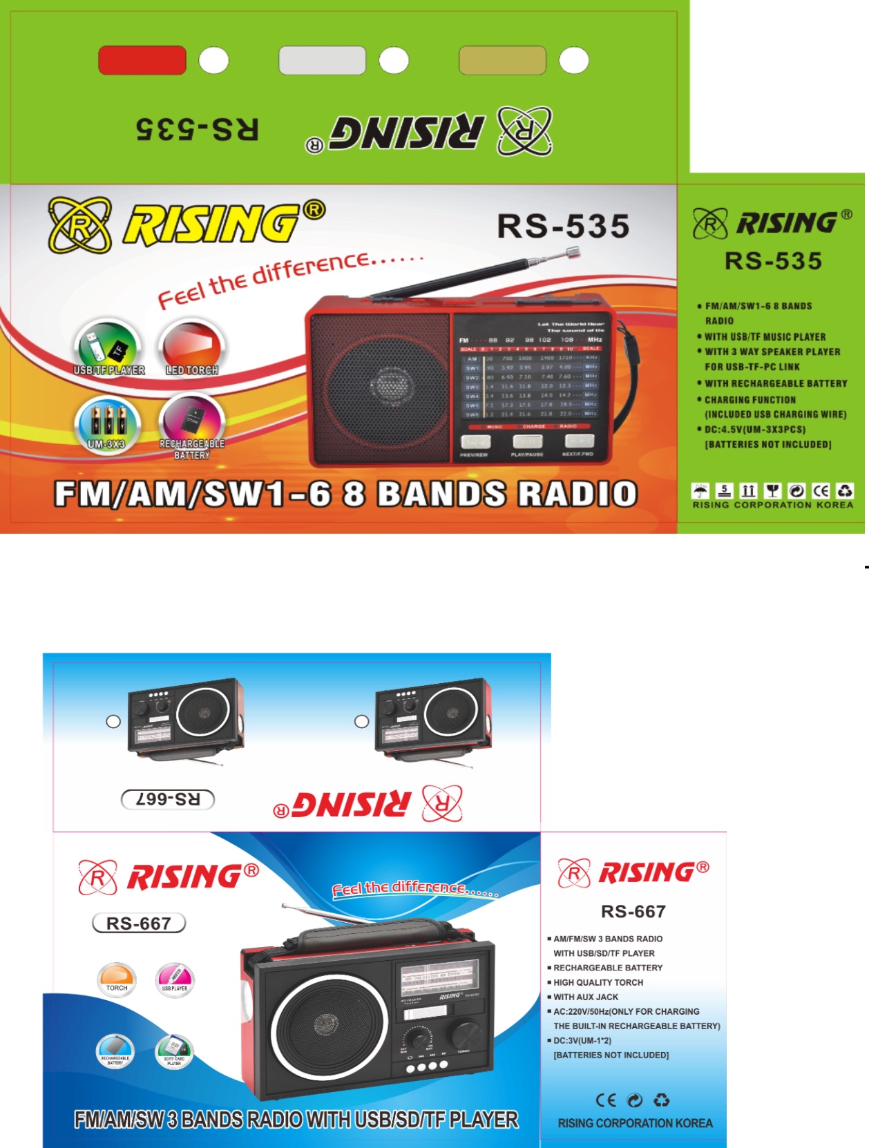 RISING"RS-X666BA" "RS-99UAR" "RS-112BA" "RS-115BA" "RS-116BA" "RS-117BA ...