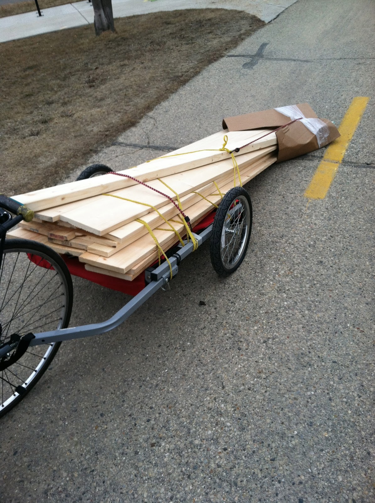 Madison Bike Life: Hauling Lumber by Bike